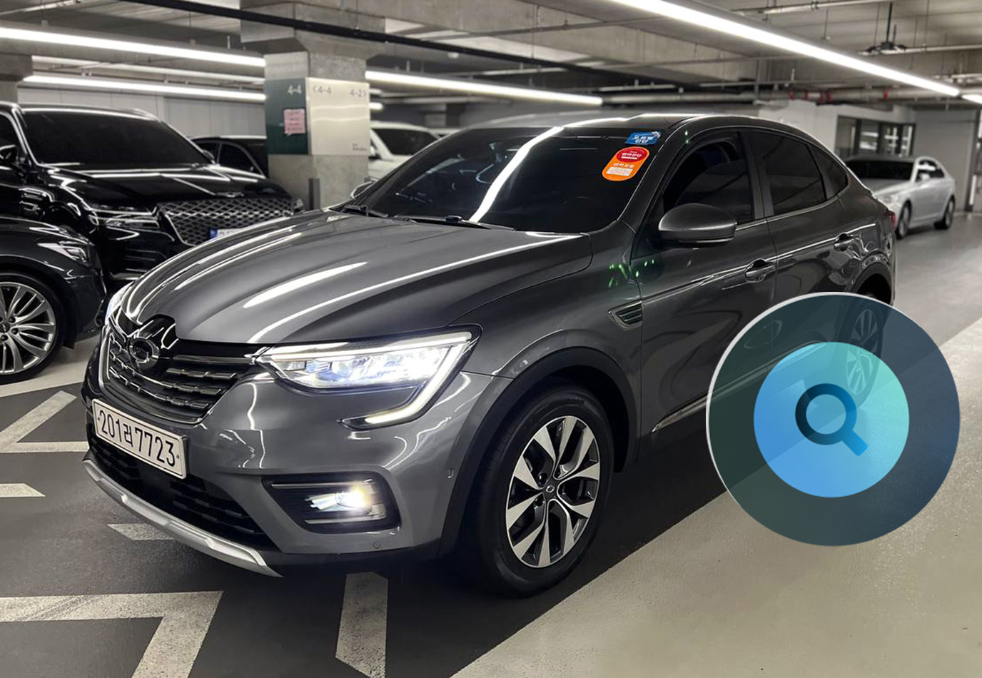 Перегонщики привезли в Россию Renaut Arkana под именем Samsung XM3